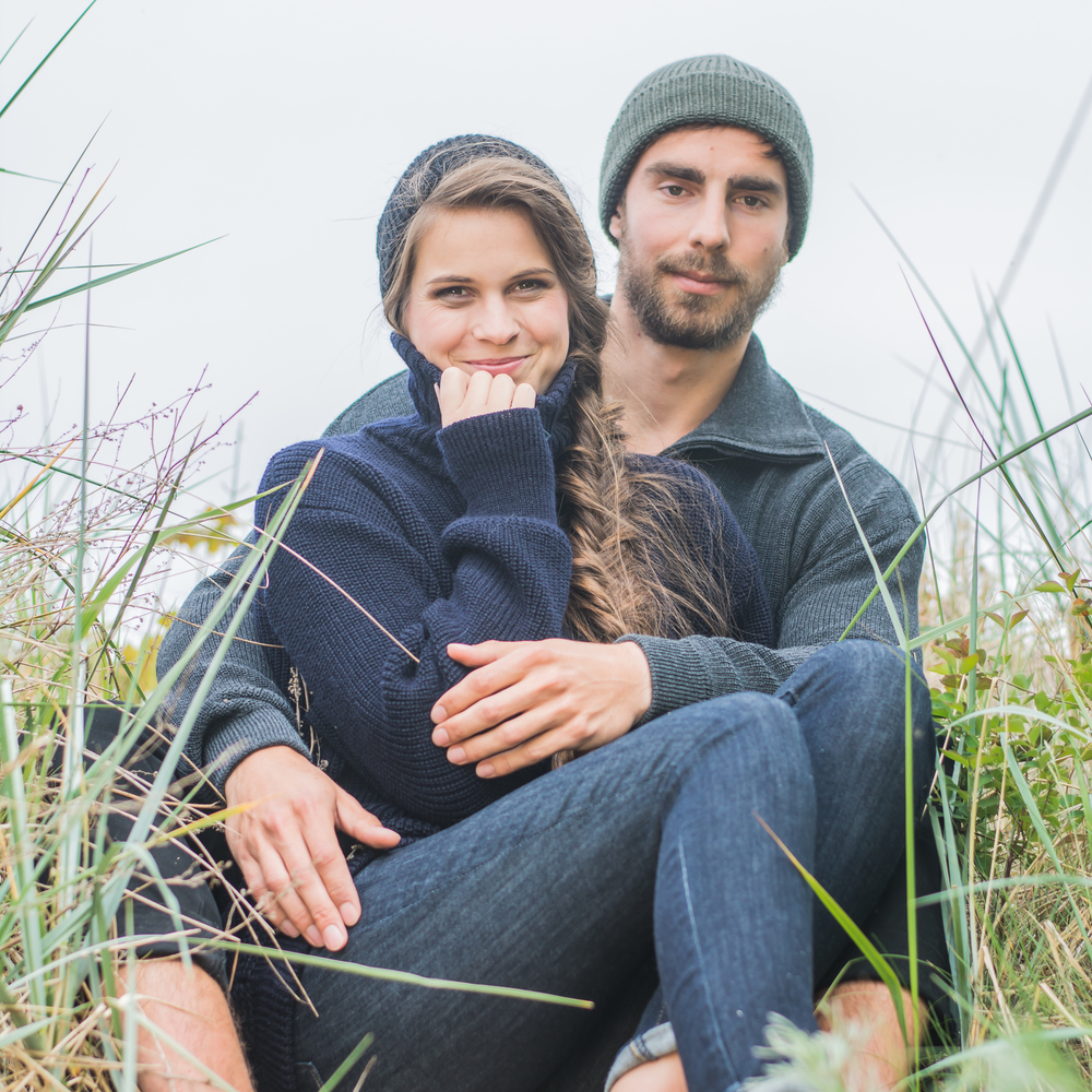 Blauer Peter-Troyer, Merino-Pullover, Troyer-Jacken, Mützen und Schals ...